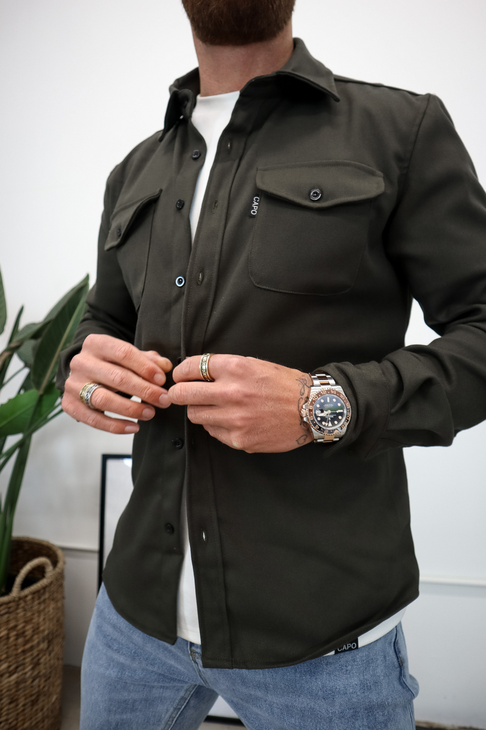 Capo OVERSHIRT - Khaki – CAPO | Meaning Behind The Brand