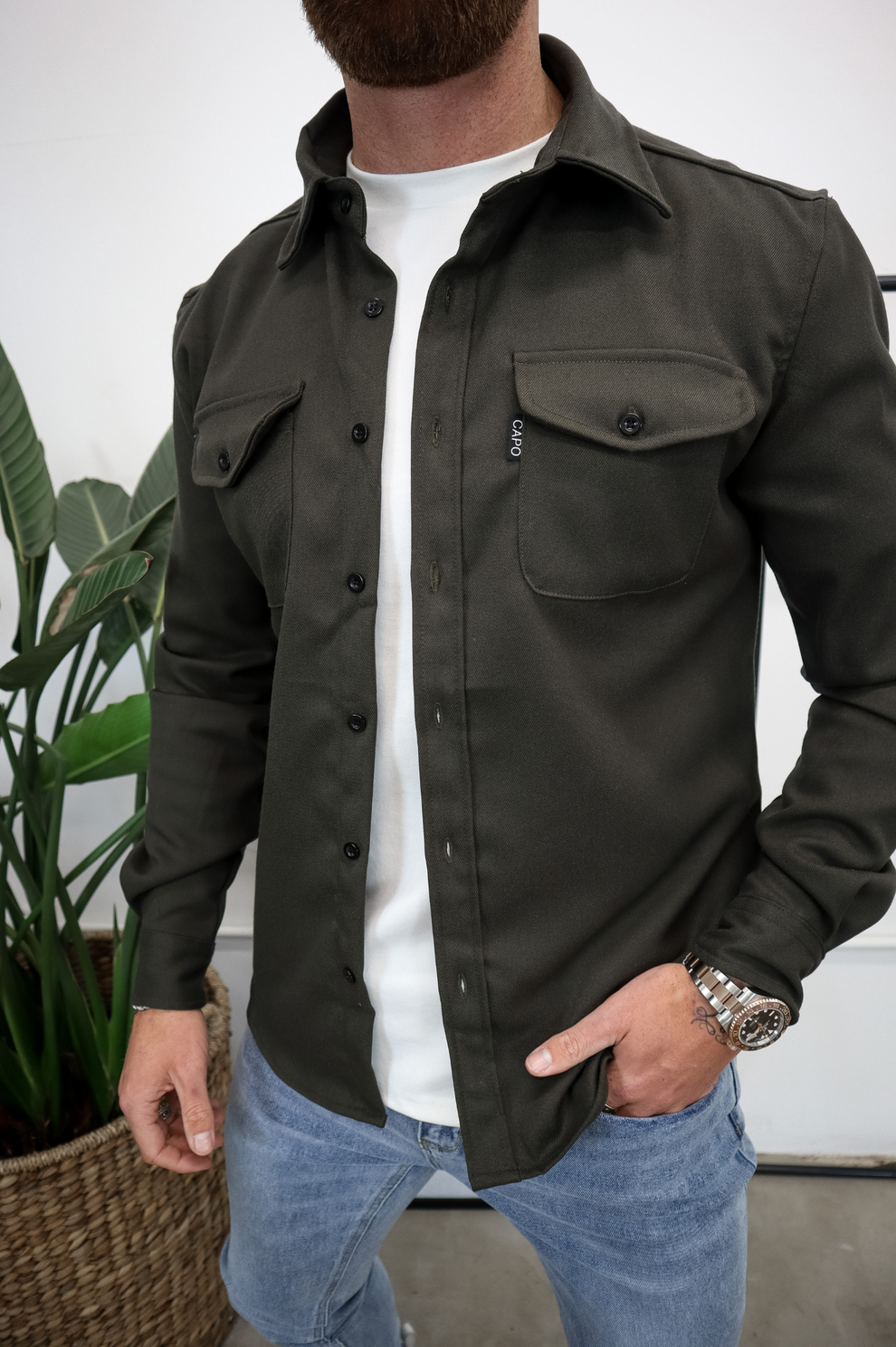 Capo OVERSHIRT - Khaki – CAPO | Meaning Behind The Brand