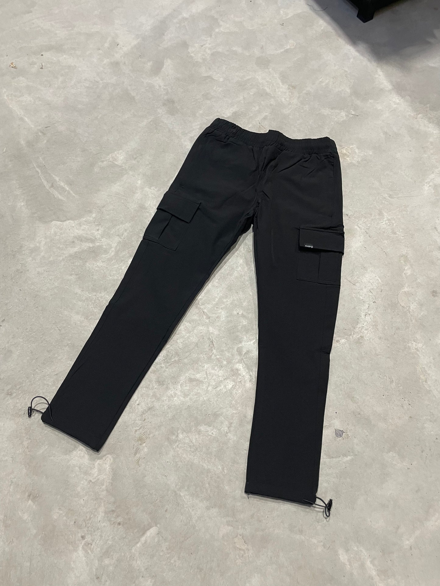Capo UTILITY Cargo Pant Toggle V2 - Black – CAPO | Meaning Behind The Brand